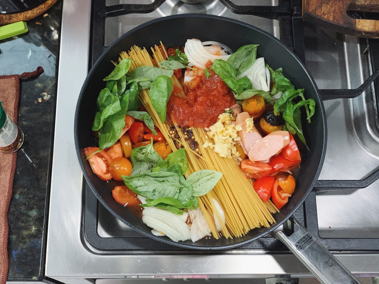 15 mins cook series : 1 pan pasta – Swee San's Kitchen
